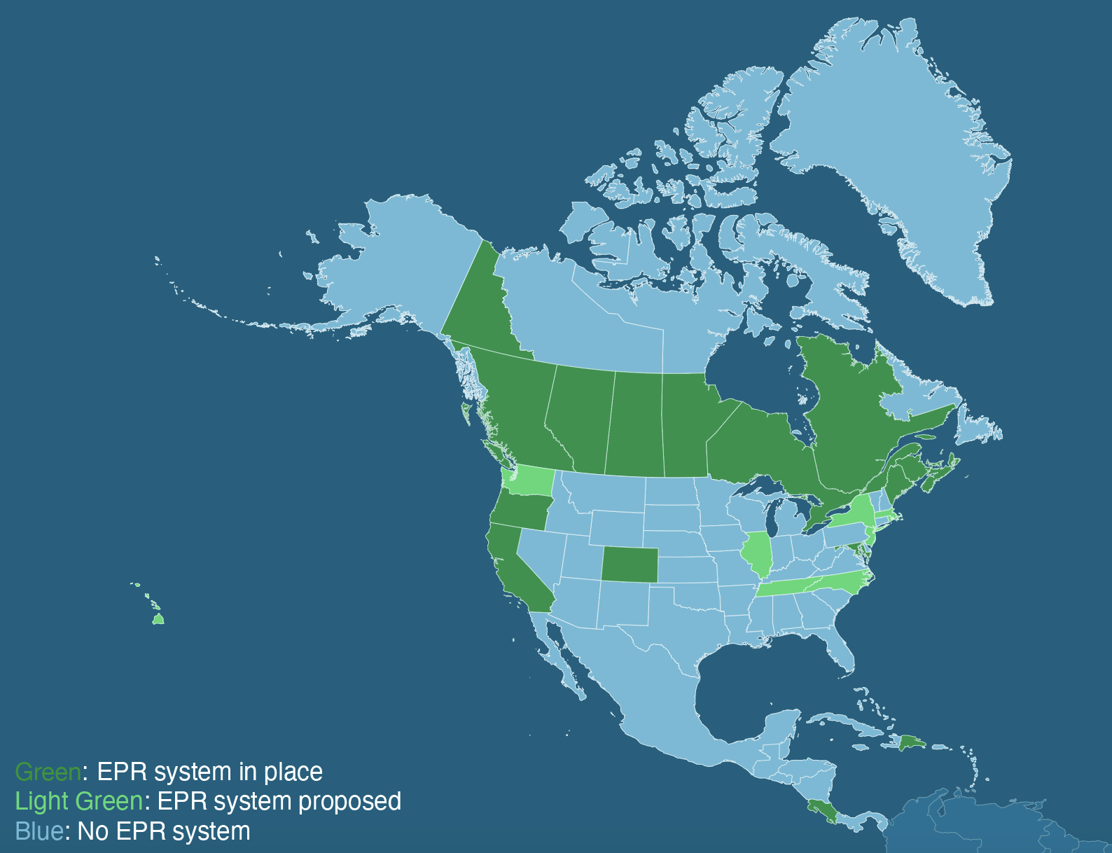Extended Producer Responsibility Laws for Packaging Around The World